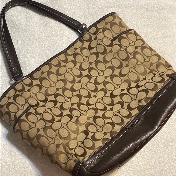 Coach | Bags | Coach Carrie Park Signature Tote | Poshmark
